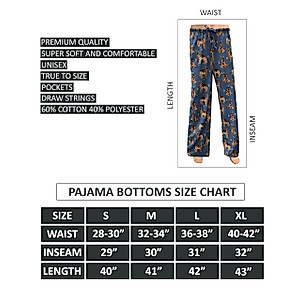 Collections Etc E & S Imports Women's German Shepherd Dog Lounge Pants- Dog Pajama Pants Bottoms - X-Large