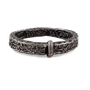 Costume Agent Celtic Knot Wedding Ring Outlander Stainless Steel Prop Accessory (Size 6) Grey