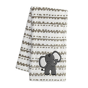 Lambs & Ivy Blanket & Plush Luxury Newborn Baby Gift Set - Gray Elephant