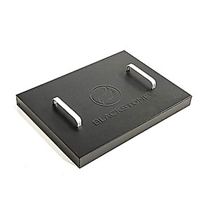 Blackstone 5079 Hard Cover Top Lid with Handle for 22" Griddle - Lightweight & Durable Storage Hood Cover - Powder Coated Steel - Flat Top Griddle Accessories Water Resistant Premium Model, Black