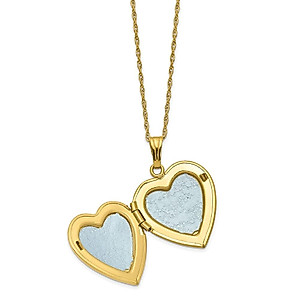 Diamond2Deal 10k w/ 12k Accents and 14k Gold-filled Chain Necklace Black Hills Locket