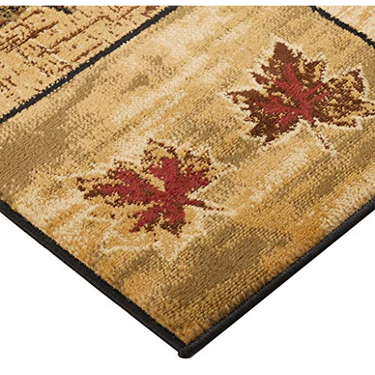 Rug Empire Rustic Lodge River Run Cabin 5X7 Area Rug, 5'3x7'3