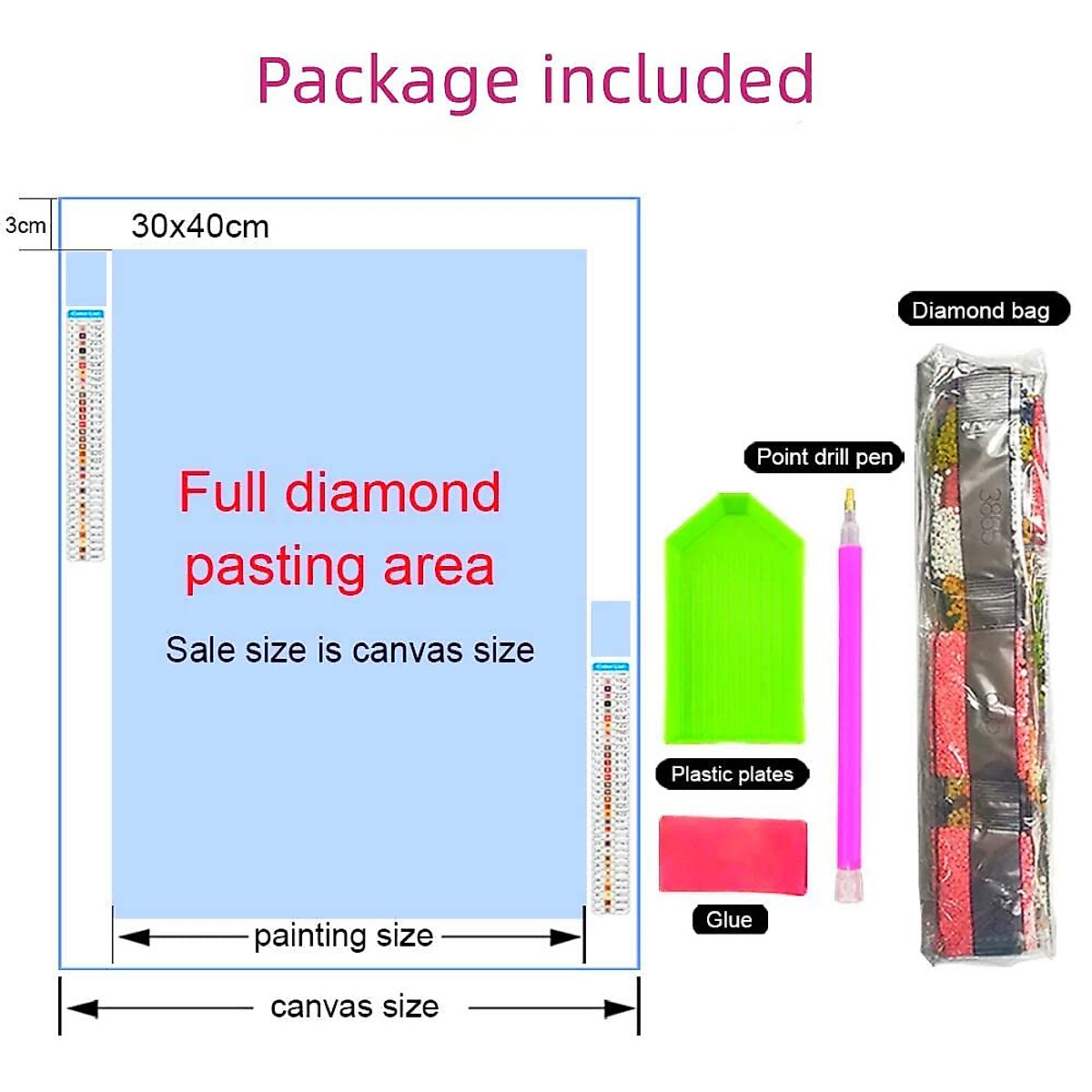 5D Diamond Art Painting by Number Kits Rainbow Dress Angel Girl Round Diamond Art Full Drill Mosaic Embroidery Cross Stitch for Wall Decoration(30x40cm) 73