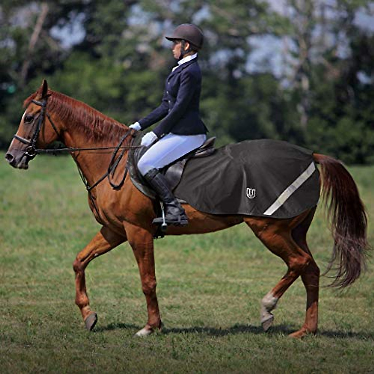 Harrison Howard Climax Exercise Sheet Competition Rug Fleece Waterproof Hi-Vis Lining Black Large