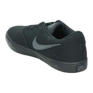 NIKE SB Check Solarsoft Canvas, Black/Anthracite, 10 Women/8.5 Men
