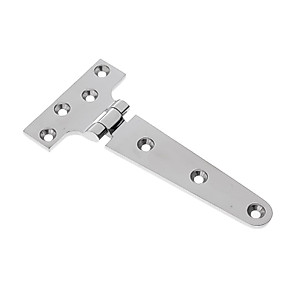ECOLFE Internal Door Hinges,gate Hinges, 2pcs T Hinges, Thicker Hinges, Heavy Duty Hinges for Wooden Fences, Sheds, Wooden Boxes, Garden Cabins, Warehouse Doors