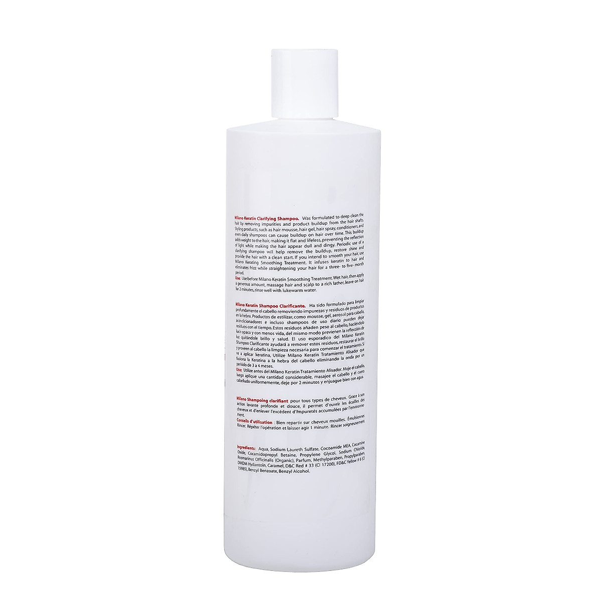 Milano Care Keratin Clarifying Shampoo 500ml/16oz