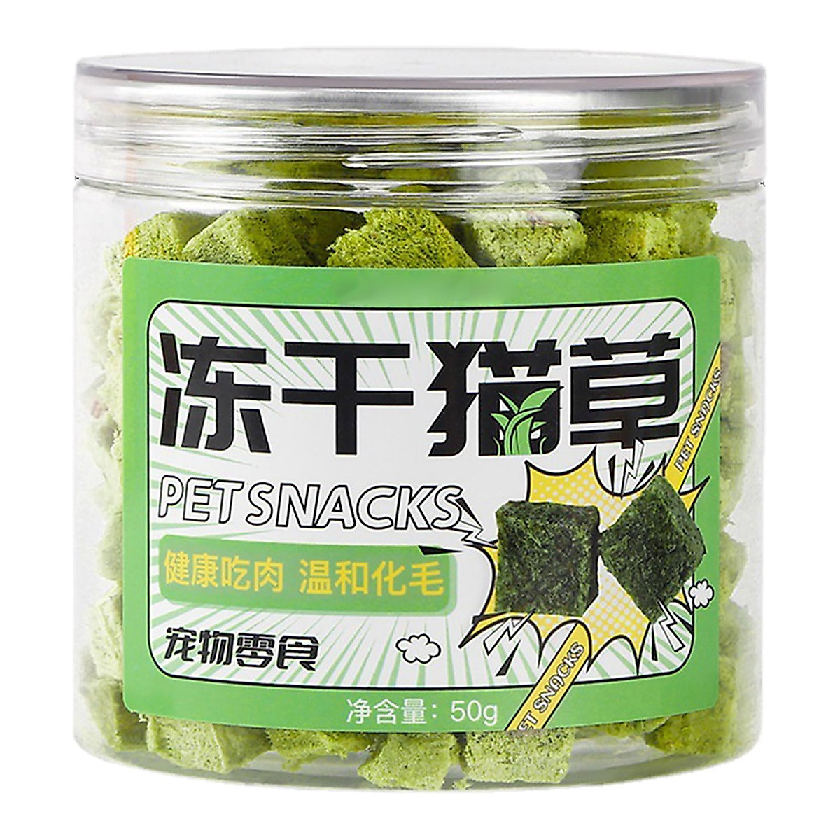 XISAOK Natural Cat Grass Wheatgrass Chewing Snacks Keep Your Cat Active and Happy Promote Dental Care Wheatgrass for Kitten