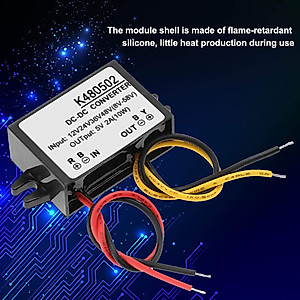 DC-DC Converter 48V Step-Down to 5V 2A Buck Converter Waterproof Power Supply Transformer Voltage Module