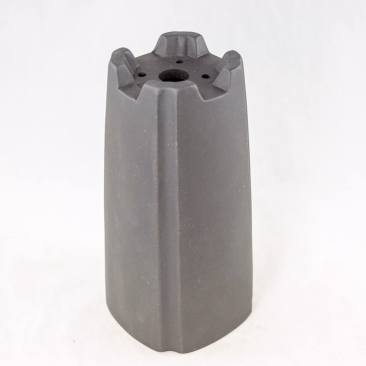 Calibonsai Square Wuni Zisha Cascade Style Bonsai Pot & Orchid Planter with Mesh - 3.25''x 3.25''x 6.5''