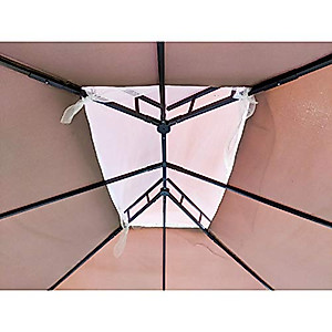 Garden Winds Replacement Canopy Top Cover for Casual Way Awning 10x12 Gazebo - RipLock 350