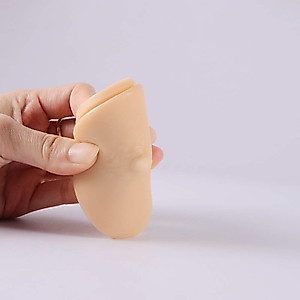 CHUANCI Soft Silicone Flexible Model Body Part Displays for Acupuncture Human Model Simulation for Jewelry Display Teaching Tool (Nipple)