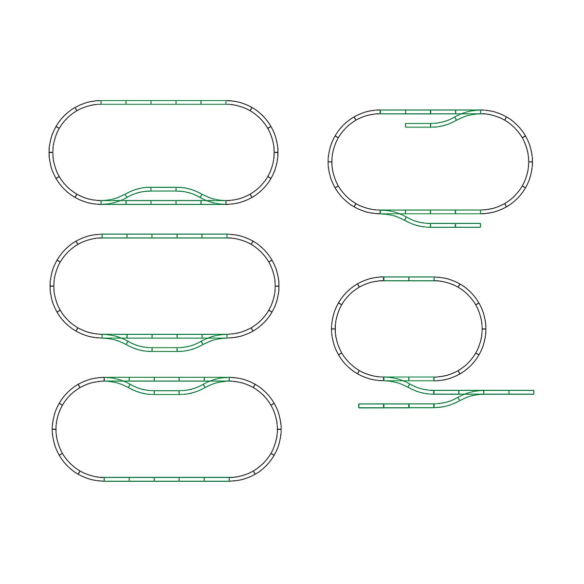 LGB 19902 Station Track Set - G Scale