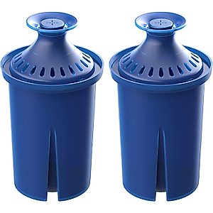 AQUA CREST Water Filter, Intended for Brita® Elite® Water Filter, Pitchers and Dispensers, Everyday, UltraMax, Metro+, XL and More, Lasts 6 Months, 2 Pack