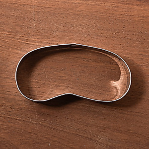 LILIAO Party Mask Cookie Cutter - 3.7 x 1.8 inches - Birthday Biscuit Fondant Sandwich Bread Mold Cutters - Stainless Steel - by Janka