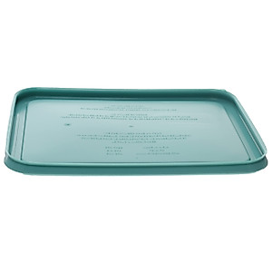 Pyrex (1) 7210 3-cup Glass Container & (1) 7210-PC 3-Cup Jade Dust Green Lid Made in the USA