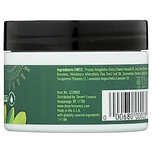 Desert Essence Tea Tree Oil Skin Ointment - 1 Fl Ounce - Pack of 2 - Jojoba & Lavender Essential Oils - Vitamin E - Sweet Almond Extract - Moisturizer For Dry Skin, Skin Irritations, Cuticles