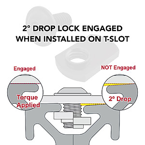 8020, 3320, 15 Series, 5/16-18 x 0.687 Inch Flanged Button Head Socket Cap Screw Bolt (FBHSCS) with Slide-in Economy T-Nut Hardware Combo (25 Pack)