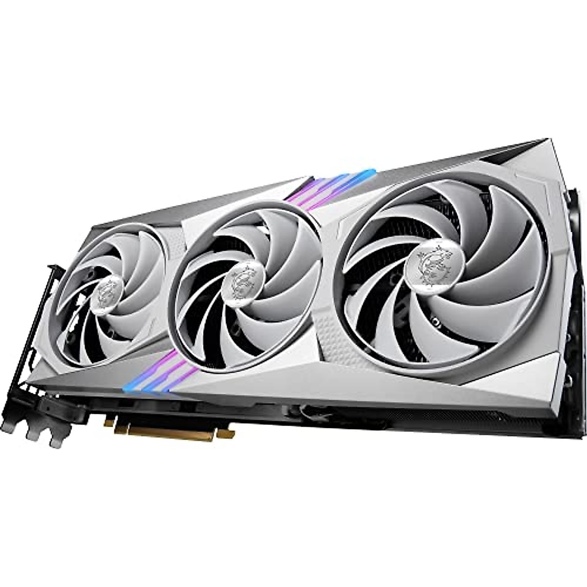 MSI Gaming GeForce RTX 4070 Ti 12GB GDRR6X 192-Bit HDMI/DP Nvlink Tri-Frozr 3 Ada Lovelace Architecture Graphics Card (RTX 4070 Ti Gaming X Trio White 12G)