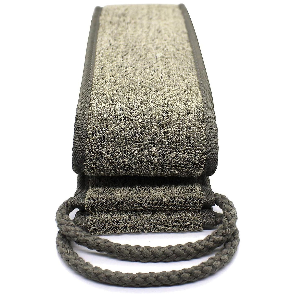 Loofah Back Scrubber, 50 Inch Extra Long Natural Flax Exfoliating Back Scrubber for Shower for Men Women, Deep Clean & Invigorate Your Skin