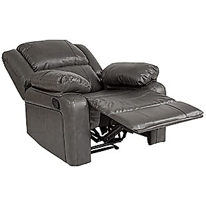Flash Furniture Harmony Series Gray LeatherSoft Recliner
