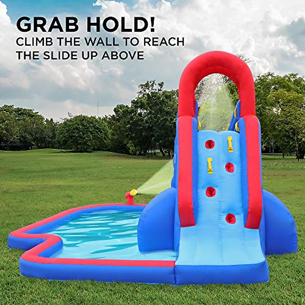 SUNNY & FUN Slide ‘N Spray Inflatable Water Slide Park