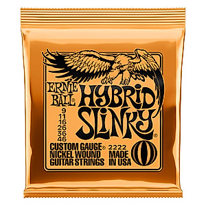 Ernie Ball Hybrid Slinky Electric Guitar Strings, Lot Of 4, Gauges 9-46, P02222