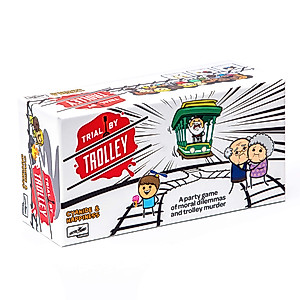 Skybound Trial by Trolley: an Adult Card Game of Moral Dilemmas and Murder | Party Game Games and Cyanide and Happiness | 3-13 Players, Ages 14 and Up