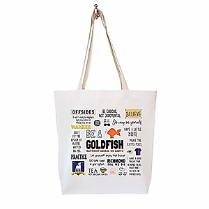 Be Curious Not Judgmental Funny TV Quotes Calico Tote Bag Gifts