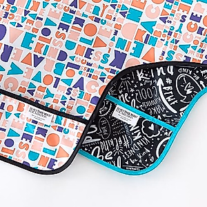 Bumkins Bibs, Baby and Toddler Bibs, Bibs for Girls and Boys 6-24 Months, Long Sleeve Bib, Baby Bibs for Eating, Lightweight Waterproof Fabric Sleeved Smock