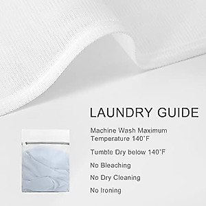 3Pcs Durable Fine Mesh Laundry Bags for Delicates (1 Large 16 x 20 Inches, 1 Medium 12 x 16 Inches, 1 Small 9 x 12 Inches)