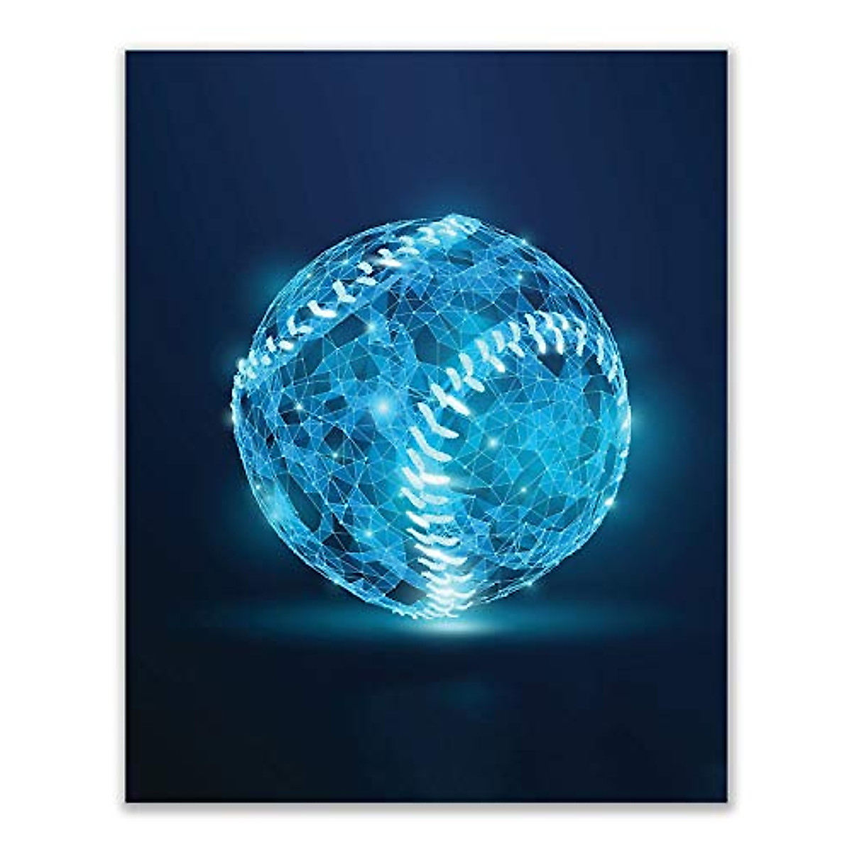 Baseball Wall Art Prints - Set of 4 (8x10) Unframed Baseball Posters - Baseball Room Decor For Men Kids Teenagers - Baseball Poster Set For Bedroom Man Cave - Baseball Wall Decor Dorm - Baseball Boys Bedroom Decor - X-Ray