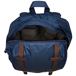 JanSport Cortlandt Laptop Backpack, Navy, 15” Laptop Sleeve-Synthetic Leather Shoulder Computer Bag with Large Compartment, Padded Straps-Book Rucksack for Men, Women