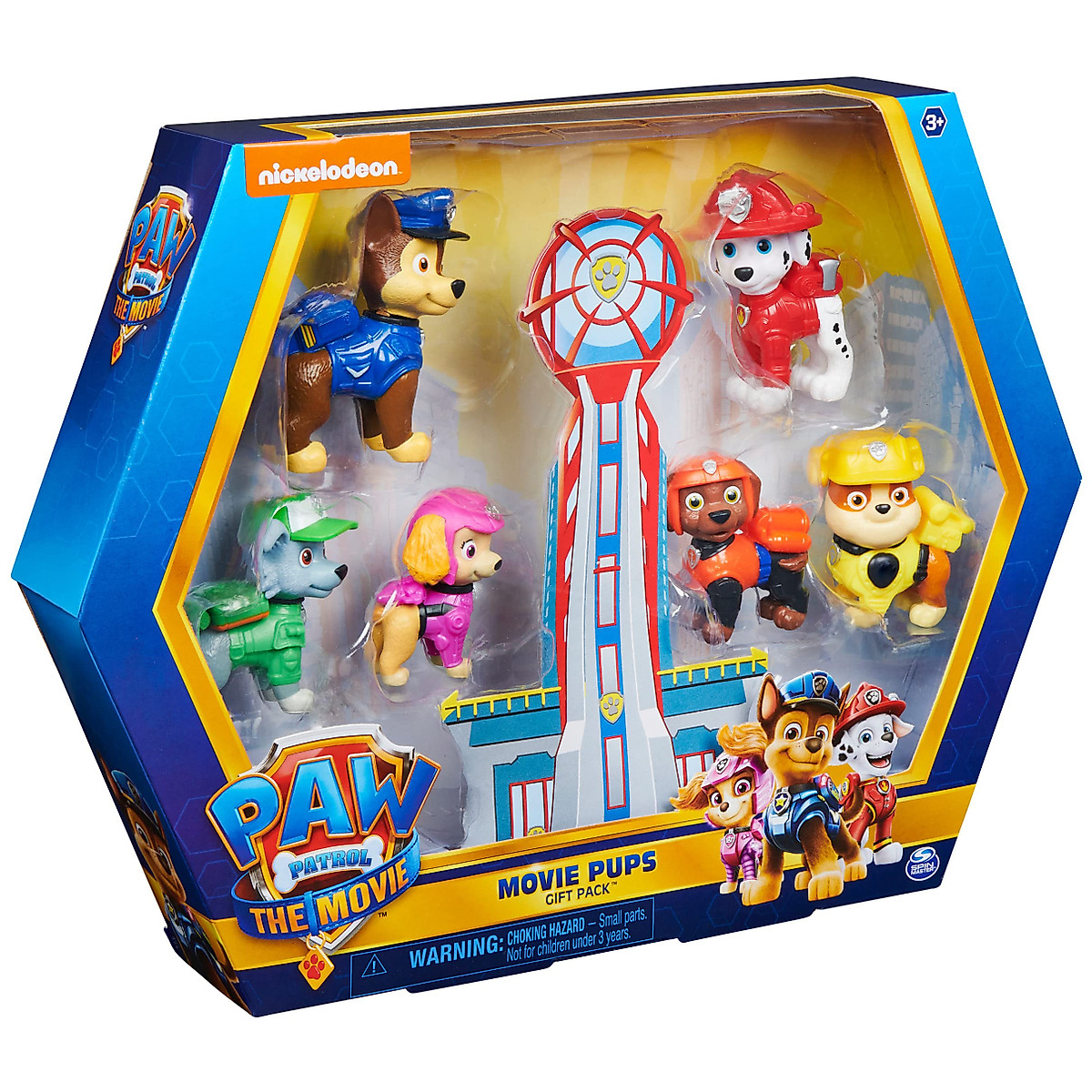 Paw Patrol, Movie Pups Gift Pack with 6 Collectible Toy Figures, Kids Toys for Ages 3 and up