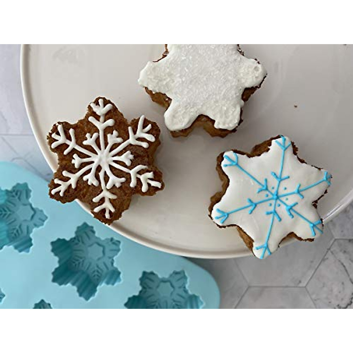 Handstand Kitchen Winter Wonderland Snowflake Shaped Cupcake Mold