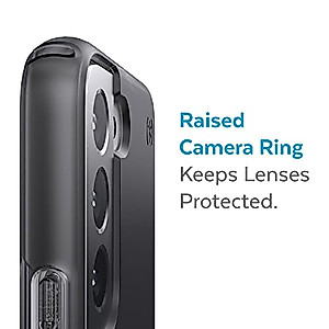 Speck Products Presidio Perfect Mist Samsung Galaxy S22 Case, Obsidian/Obsidian