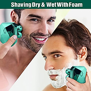 Head Shavers for Bald Men, 6-in-1 Electric Razor for Men, 7D Anti-Pinch Mens Grooming Kit with Nose Hair Trimmer, Beard Trimmer for Men, Waterproof & Rechargeable Electric Shavers Gift for Men