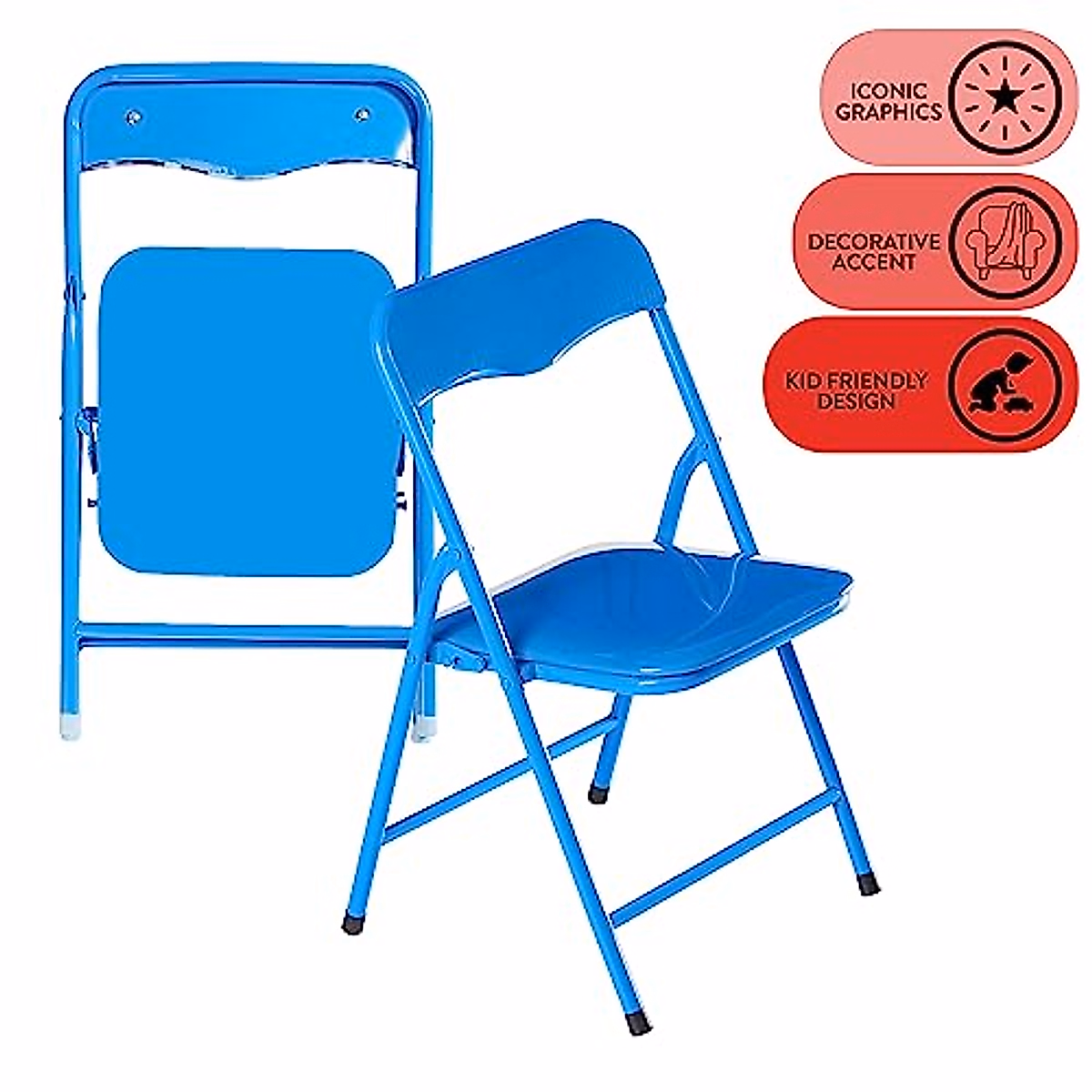 Heritage Kids 5Piece Table & Chair Set, Primary