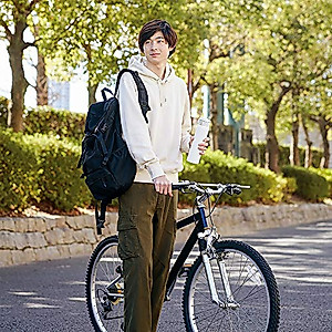 Zojirushi SM-SF60-WM Water Bottle, Direct Drinking, One-Touch Opening, Stainless Steel Mug, 20.3 fl oz (600 ml), Pale White