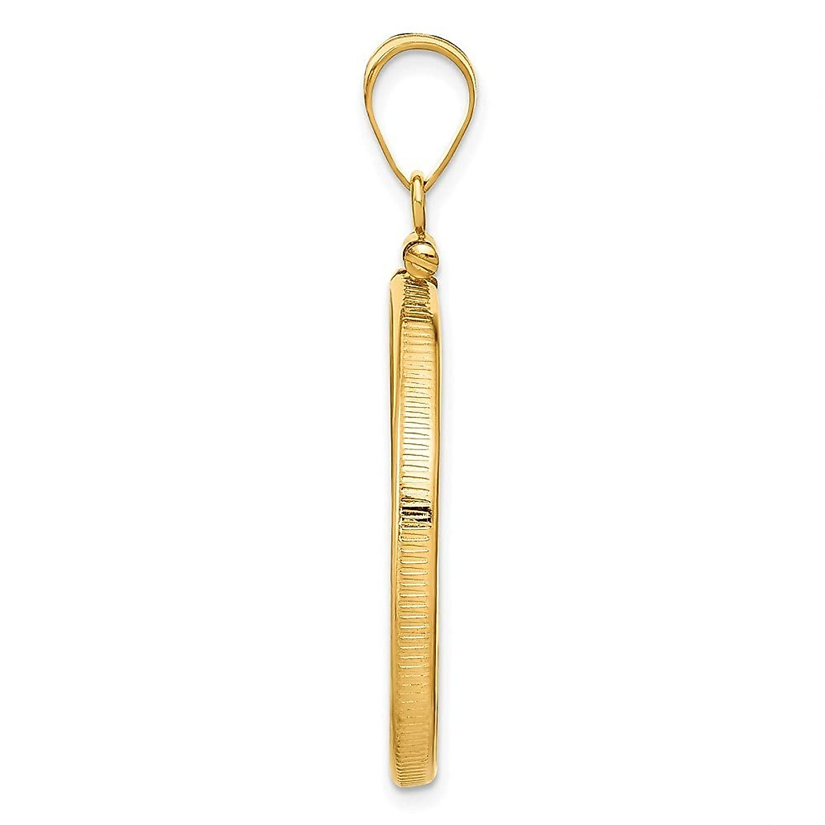 Gold Coin Mounting | Mexican 20 Peso coins | 27.5mm | Screw Top | Plain Reeded Edge and Rope Style Bezel Frames | Solid 14K Gold