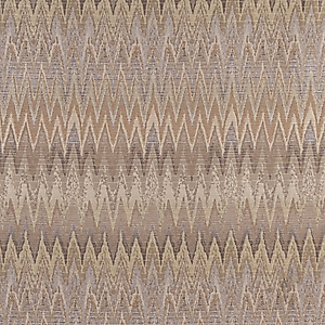 C480 Gold Beige and Platinum Woven Flame Stitch Upholstery Fabric by The Yard- Closeout