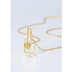 The Volley Pickleball Paddle and Ball Pendant Necklace