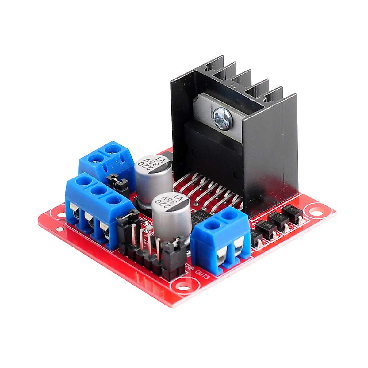 L298N Motor Drive Controller Board Module Dual H Bridge DC Stepper for Arduino Smart Car Robot R3 2560 ESP32 ESP826