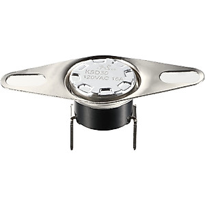 Thermal Switch Fireplace Fan Control Switch Thermal Fan Switch for Fireplace Blower (115 Degree ON, 90 Degree Off)