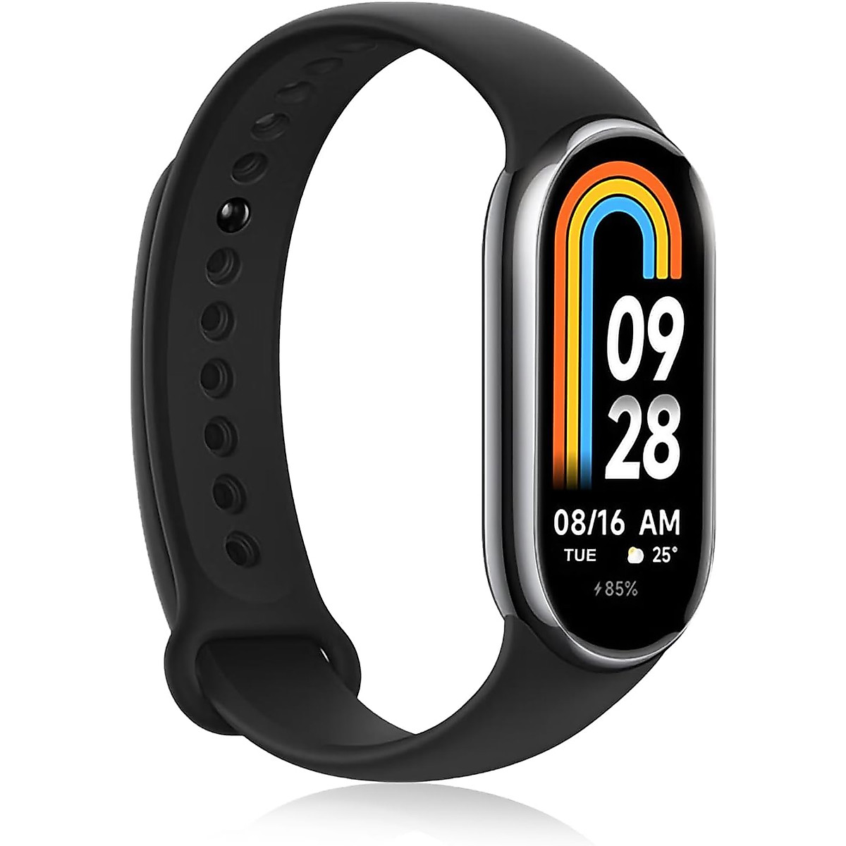 Xiaomi Mi Band 8 Smart Bracelet 1.62“ AMOLED Screen Heart Rate Blood Oxygen Bluetooth Sport Watch Fitness Traker Watch(Global Version Black) (M2239B1)
