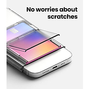 Ringke Stand Slot Card Holder [Phone Wallet Stick on + Stand] ID & Credit Card Holder for Phone Case, Solid Card Wallet with Phone Kickstand Compatible with iPhone Galaxy Android - Clear Mist