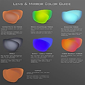 KastKing Hiwassee Polarized Sport Sunglasses for Men and Women, Gloss Demi Frame,Brown Chartreuse Mirror