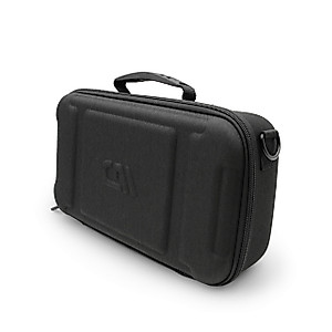 CASEMATIX Hair Clipper Barber Case Holds Three Electric Clippers, Hair Buzzers, Trimmers, T Finisher Liner - Travel Case for Clippers, Stylist and Hair Cutting Supplies