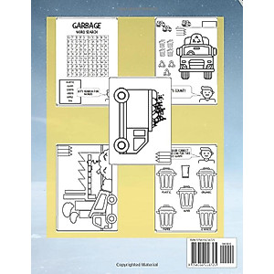 Garbage Truck Waste Management Activity Book For Kids: Trash Truck Book! Garbage Truck Coloring Book! Children Book on Recycling! Recycle Activities! For Toddlers, Preschoolers, Kindergarten!