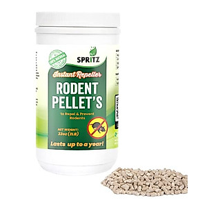 Spritz Rodent Repellent Pellets - Naturally Made with Peppermint Oil to Repel Mice and Rats – Safe for Pets and Kids